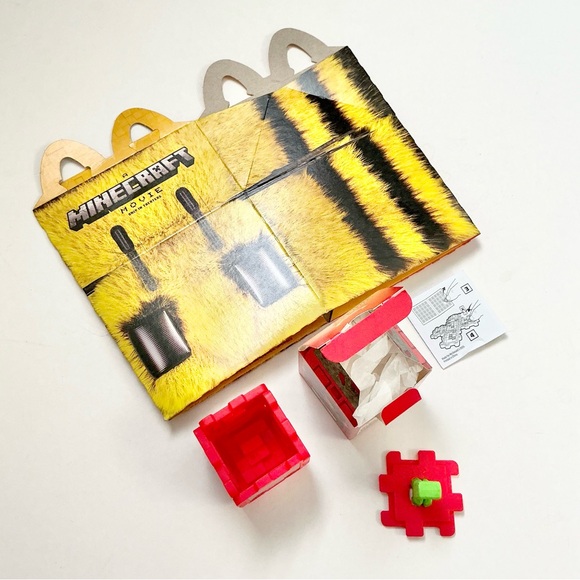 Minecraft | Toys | Minecraft Mcdonalds Happy Meal Toy 9 Redstone Block ...